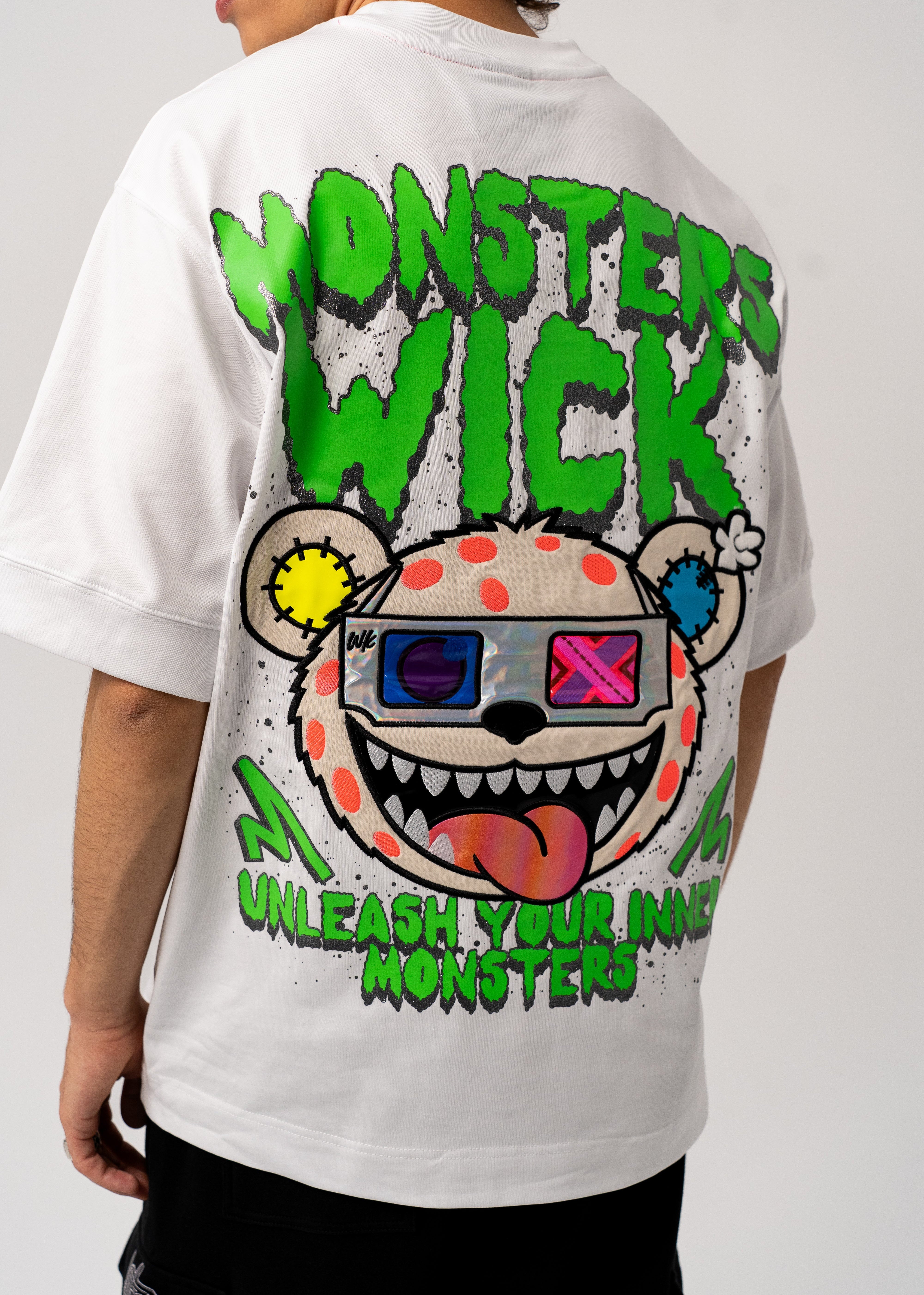 OVERSIZED 3D GLASS WHITE – Wick Monsters
